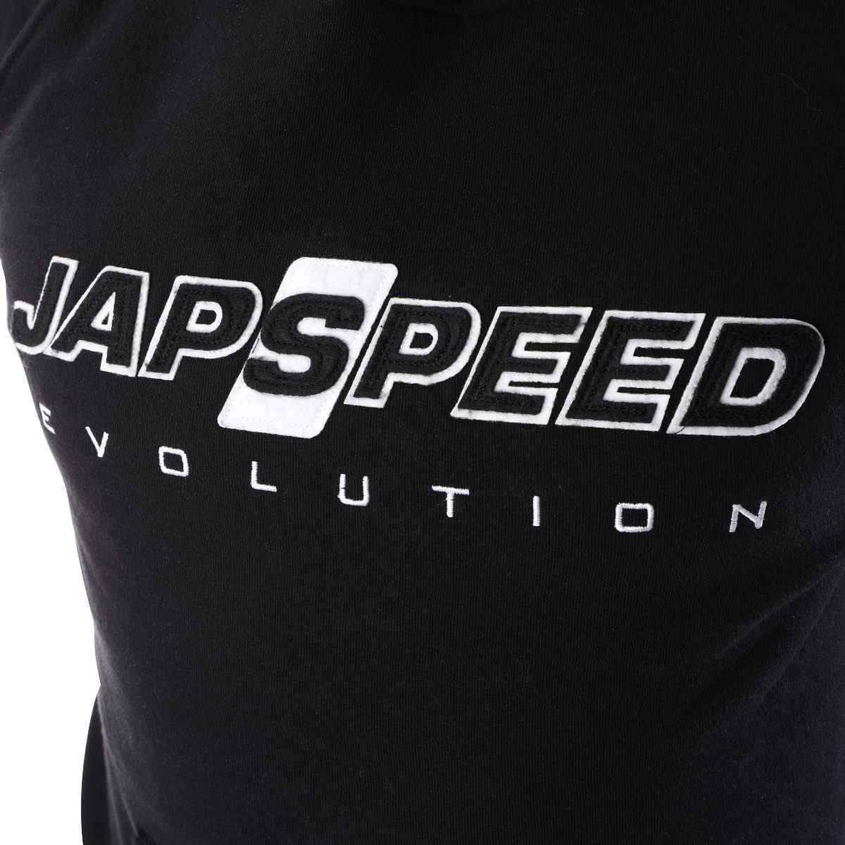 Japspeed Stickers - Black on Chrome