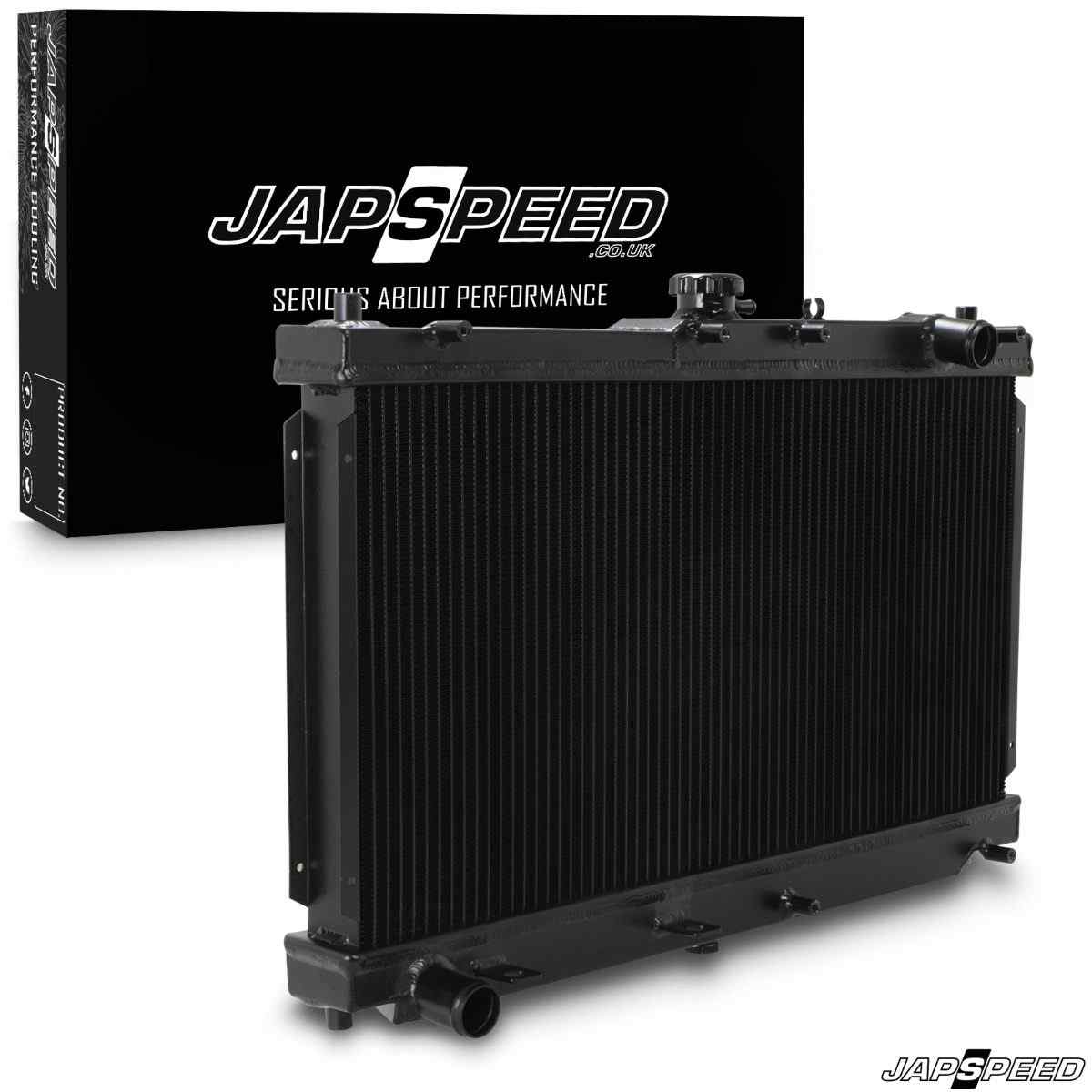 Mazda MX-5 NB MK2 MK2.5 Aluminium Black Radiator | Japspeed